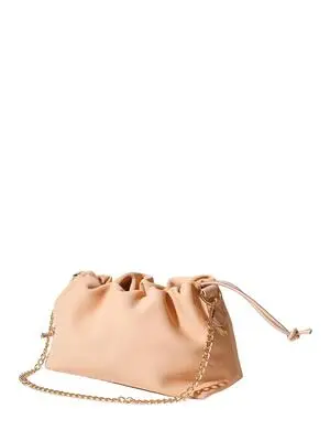 POP UPS BRAND Neutrals Puff Clutch Tan