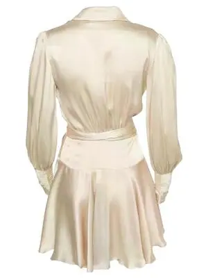 ZIMMERMANN Wrap-around Satin Dress