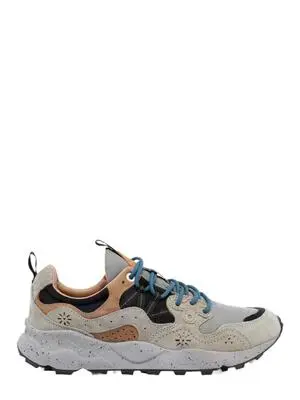 FLOWER MOUNTAIN Yamano 3 Suede-panelled Lace-up Sneakers