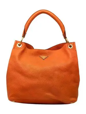 PRADA 2010-2026 Vitello Daino Hobo Bag