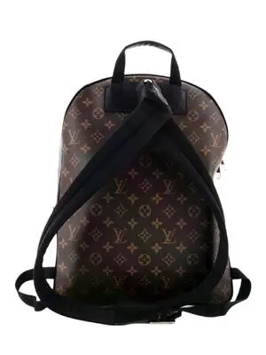 LOUIS VUITTON Josh Nm Macassar Monogram Canvas Backpack