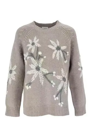 P.A.R.O.S.H Embroidered Cashmere Sweater