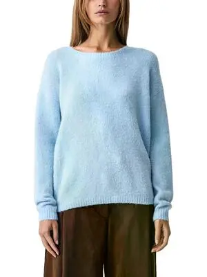 FRACOMINA Brushed Ribbed-trim Sweater