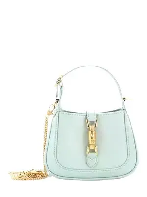 GUCCI Jackie 1961 Chain Leather Super Mini Hobo Bag