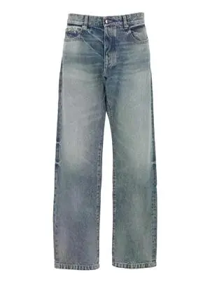 ICON DENIM LOS ANGELES Faded Straight-leg Jeans