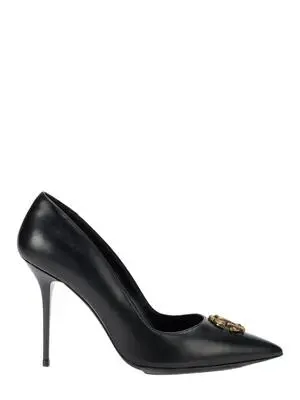 ROBERTO CAVALLI Rc Monogram Leather Pumps