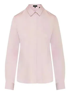 THEORY Georgette Fitted Shirt