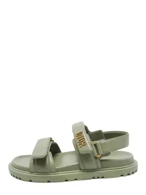 Dior Dioract Touch-strap Sandals Green