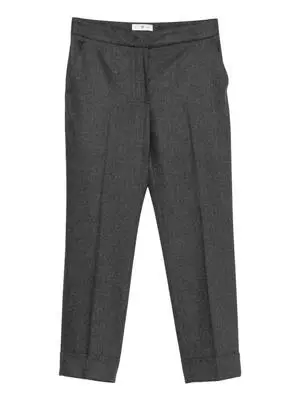 PT TORINO Pressed-crease Turn-up Trousers