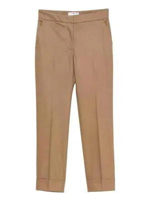 PT TORINO Pressed-crease Turn-up Trousers
