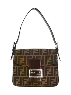 FENDI Zucca Canvas Handbag
