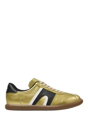 CAMPER Pelotas Soller Calfskin Low-top Sneakers With Contrast Logo