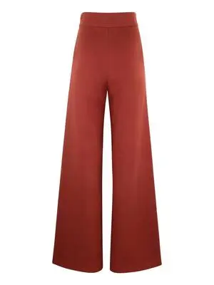 ADIBA High Waisted Flared Rust Pants