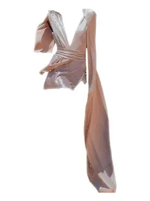 HARMONIA NY Lemuria Bodysuit Dress With Cape By Dani Watanabe