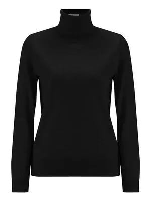 PERALUNA Valeria Fine Turtleneck Pullover - Anthracite
