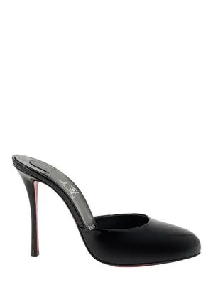 CHRISTIAN LOUBOUTIN Patent Leather Dolly Mule Sandals