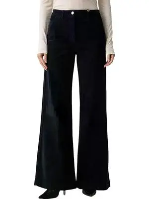 LUISA SPAGNOLI Corduroy Wide-leg Trousers