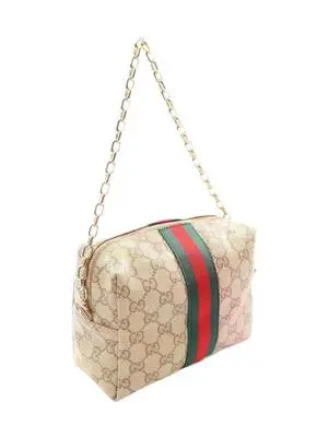 GUCCI Mini Gg Supreme Web Shoulder Bag