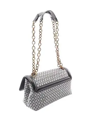 BOTTEGA VENETA 2010s Olympia Intrecciato Shoulder Bag