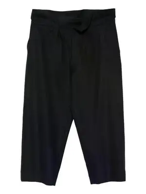 PLAN C Belt-loops Palazzo Pants