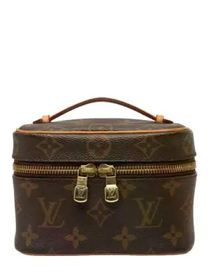 LOUIS VUITTON 1990-2010 Monogram Nice Nano Case Vanity Bag