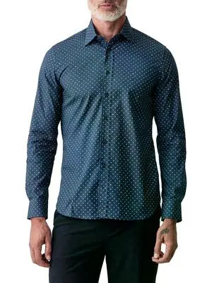 MICHAEL KORS Monogram-pattern Long-sleeve Shirt