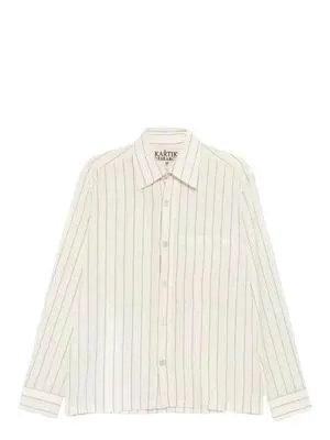 KARTIK RESEARCH Long-sleeve Pinstripe Shirt