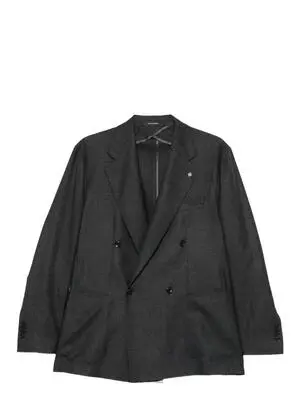 TAGLIATORE Norman Double-breasted Peaked-lapels Jacket