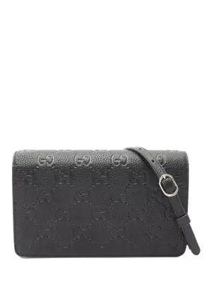 GUCCI 2020s Gg Emblem Clutch Bag
