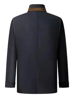 Shanghai Tang Shanghai Tang Panelled Jacket Blue