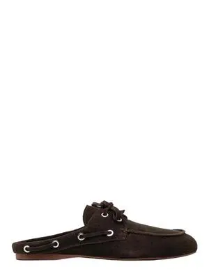 Senso Beau Flat Mules - Brown