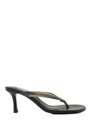 Senso Senso 75mm Floral Heeled Sandals Grey
