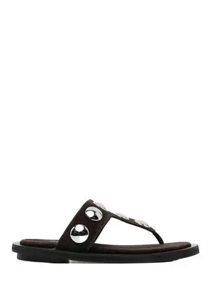 Senso Anna Ii Stud Embellished Thong Sandals - Brown