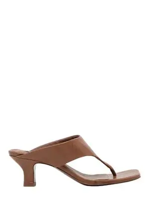 Senso Senso Pearle II Square Toe Thong Sandals Brown