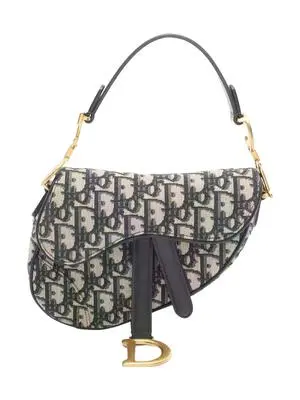 Dior Mini Saddle Oblique Shoulder Bag - Neutrals