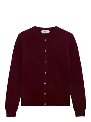 Pringle Of Scotland Crew Neck Cashmere Cardigan - Red