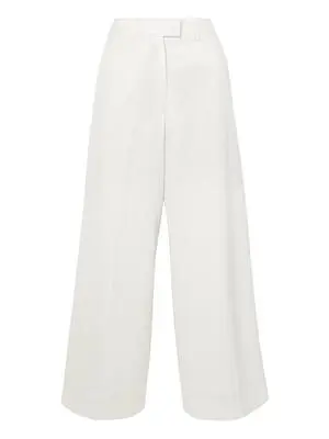 THE FRANKIE SHOP Brickell Twill Wide-leg Pants - Neutrals