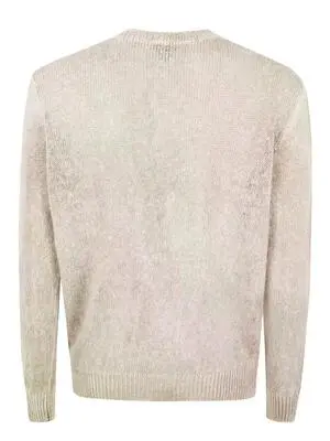 Avant Toi Crew Neck Sweater - Neutrals