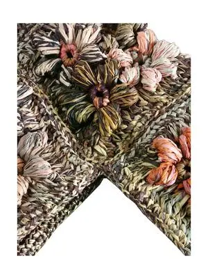 SOPHIE DIGARD Floral Tote Bag - Brown