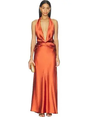 Arcina Ori Francesca Dress In . Also - Rust