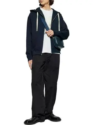 JIL SANDER Zip-up Hoodie - Blue
