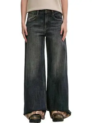 Miss Sixty Wide-leg Jeans With Faded Effect - Blue