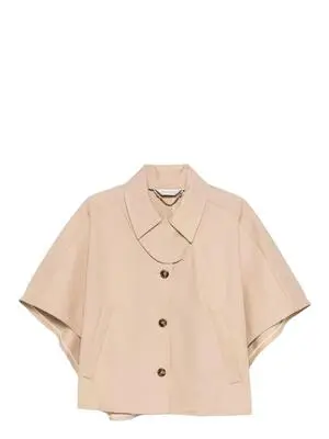Max Mara Max Mara Cotton Cape Neutrals