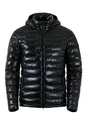 Hugo Hooded Zip-up Jacket - Black
