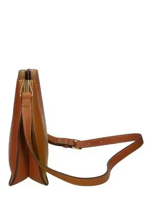 Moschino Logo-plaque Shoulder Bag - Brown