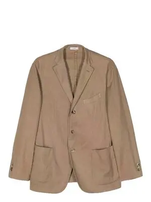 Boglioli Single-breasted Blazer - Brown