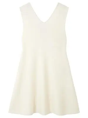 LISA YANG Nyna' Cashmere Mini Dress - Neutrals