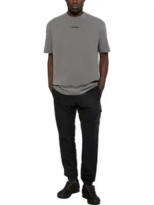 CIARAN Logo-embroidery T-shirt - Grey
