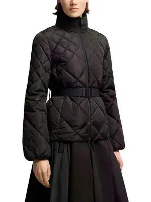 MONCLER Moncler Diamond-Quilted Belted Jacket