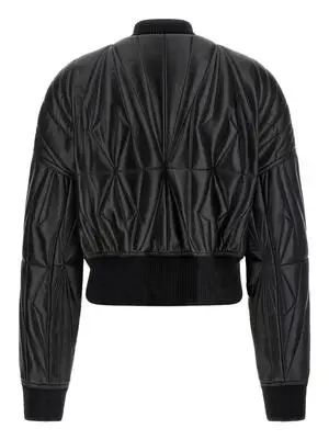 Rick Owens X Moncler Quilted Bomber Jacket - Black
